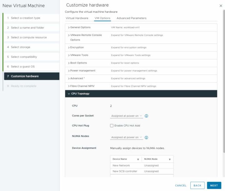 Understanding vTopology in VMware vSphere